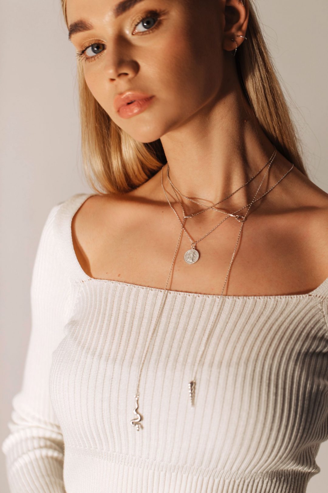 Necklace-tie "Snake"